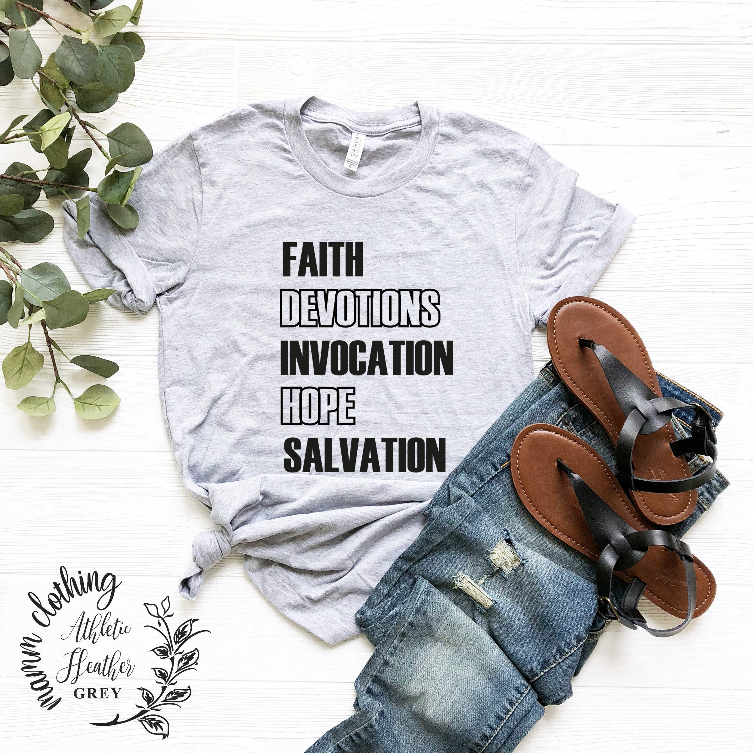Faith T-shirt, Jesus, Christian Shirt, Religious Shirt, Church, Faith ...