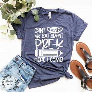 Can't Mask My Excitement T-shirt, Here I Come Shirt, Zoom Teacher Shirt ...