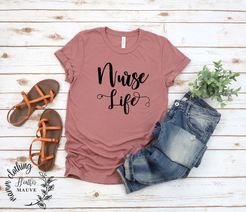 Nurse Life T-shirt // Nurse Shirts - Etsy