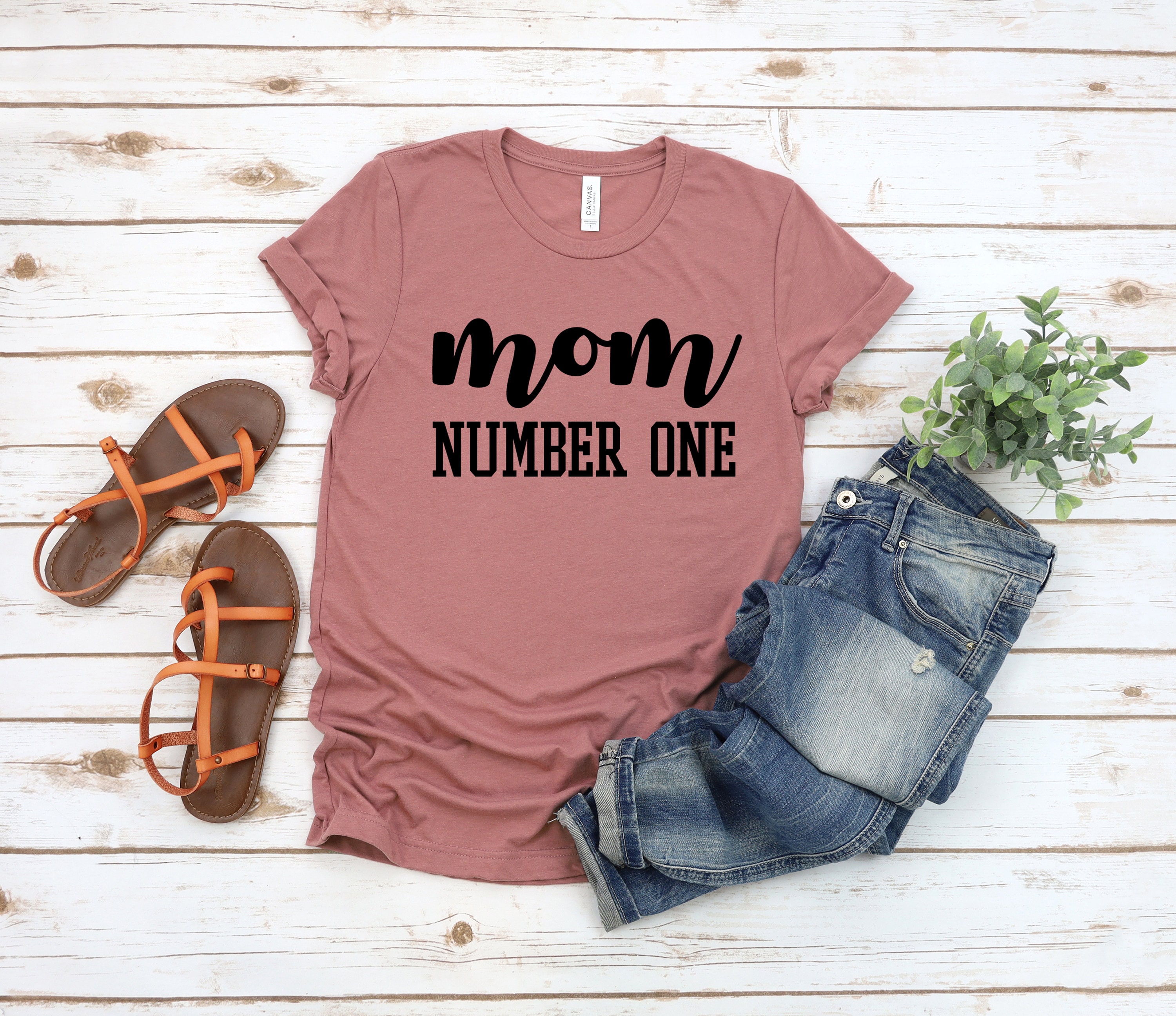 Mama Shirt - Mom NUMBER ONE T-shirt - Mothers Day Shirt - Etsy