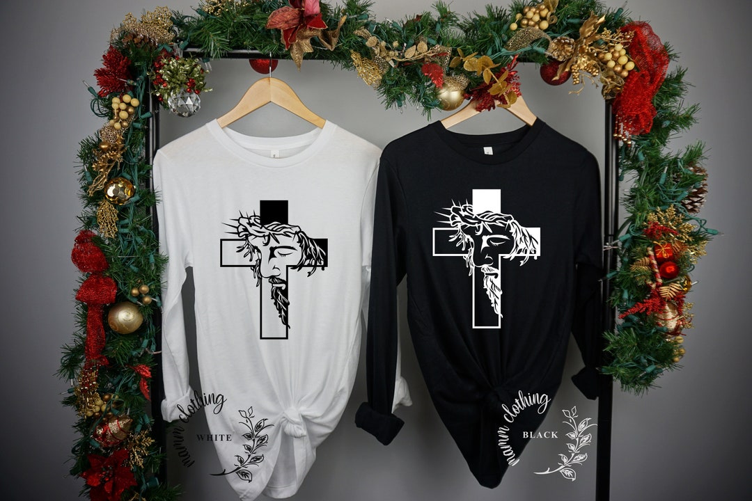 Jesus Cross Shirt, Jesus Shirt, Christian Cross Shirt, Crucifix Shirt ...