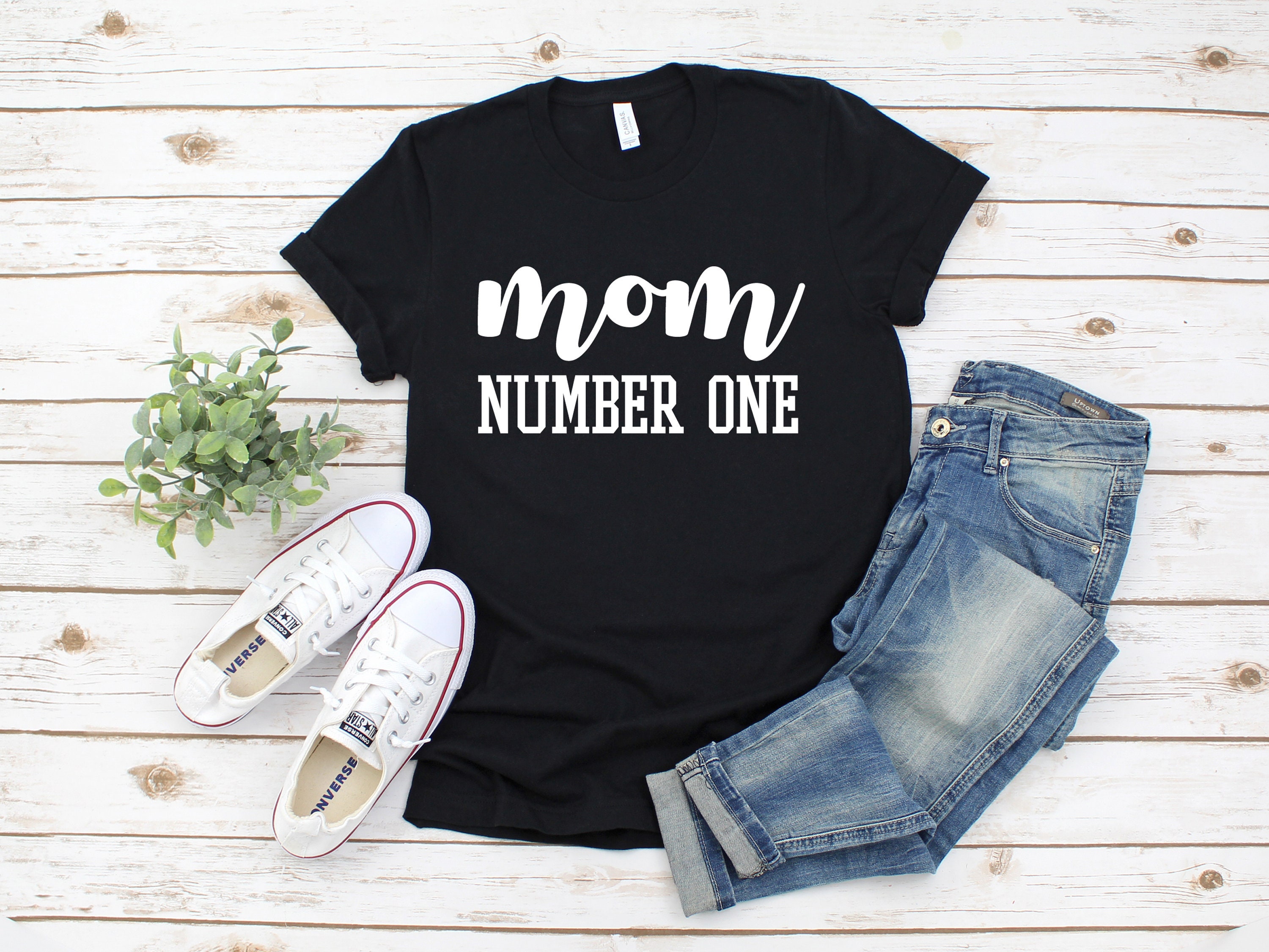 Mama Shirt - Mom NUMBER ONE T-shirt - Mothers Day Shirt - Etsy