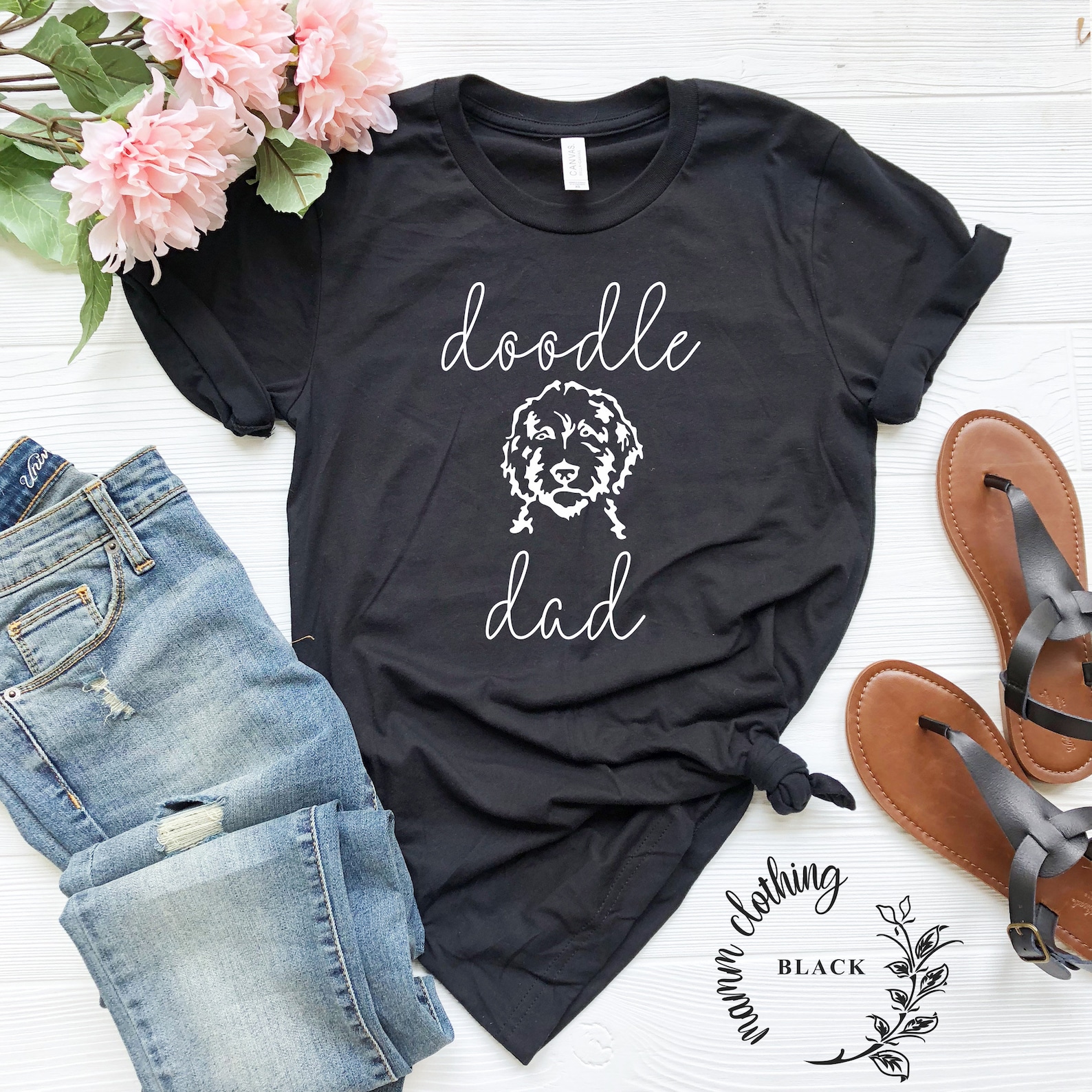 Doodle Dad T-shirt Unisex Doodle Dad Shirt Doodle | Etsy