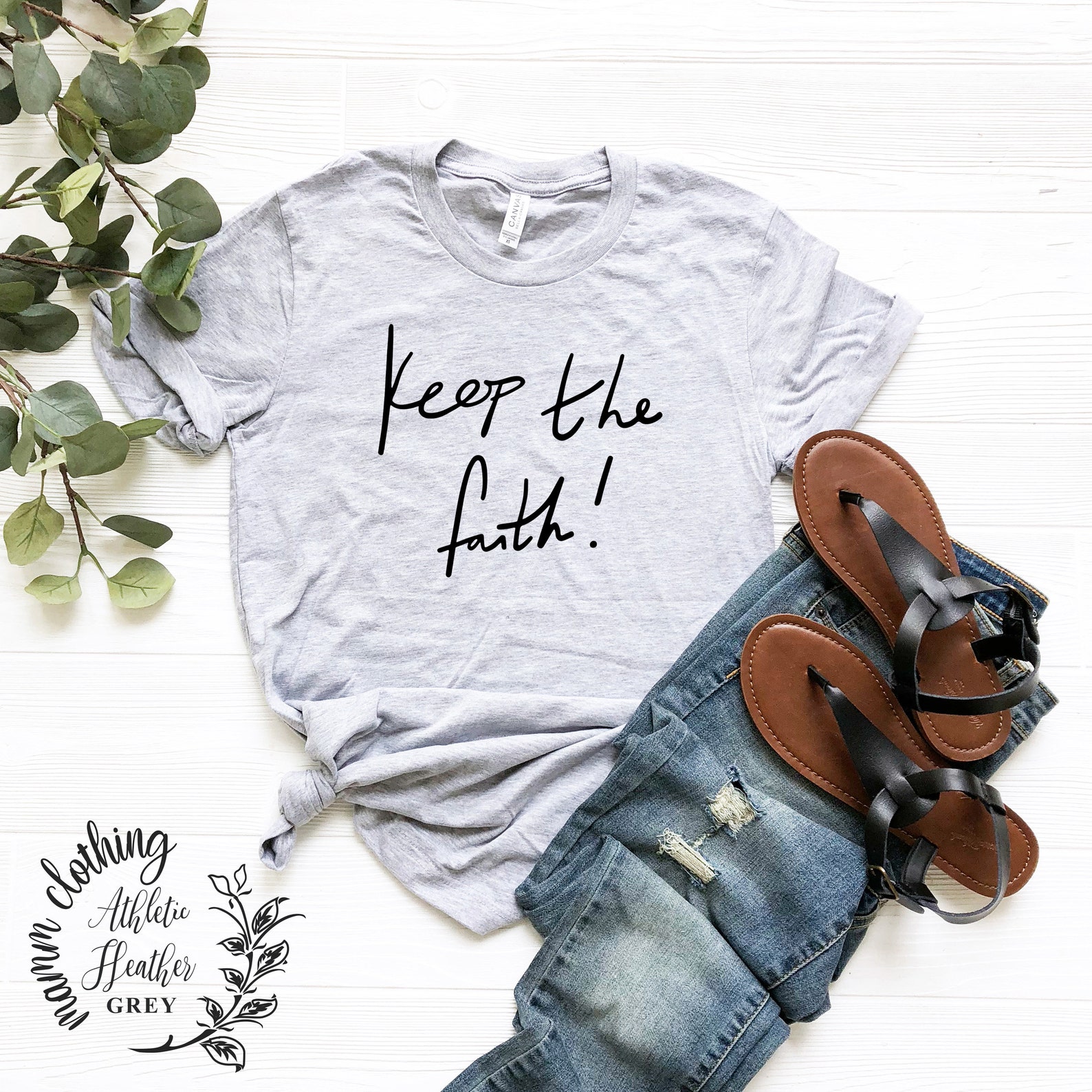 Keep the Faith T-shirt || Christian Tee for Women || Christian T-shirts ...