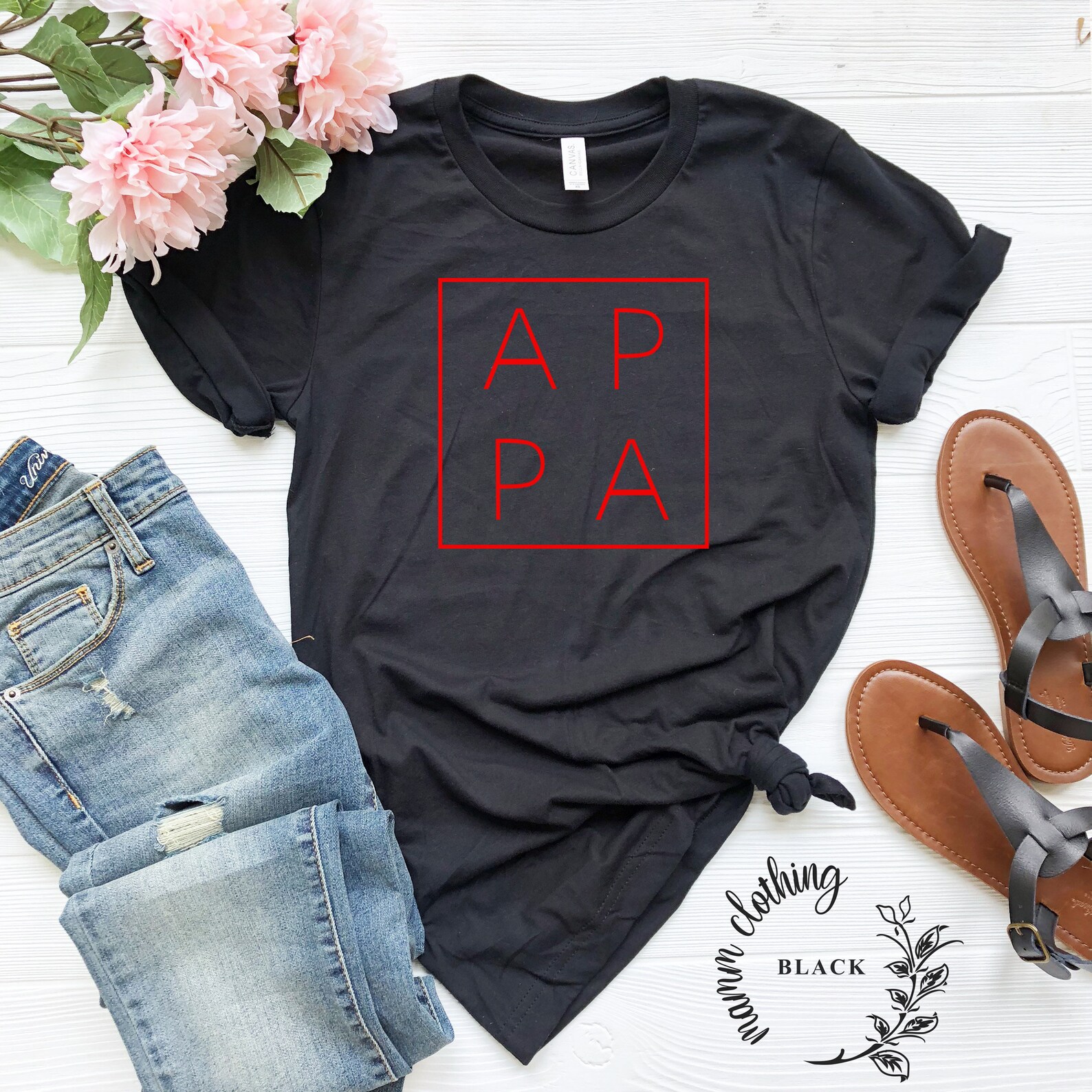 APPA Shirt || APPA T-shirt || PAPA Shirt || Gift for Fathers Day T ...