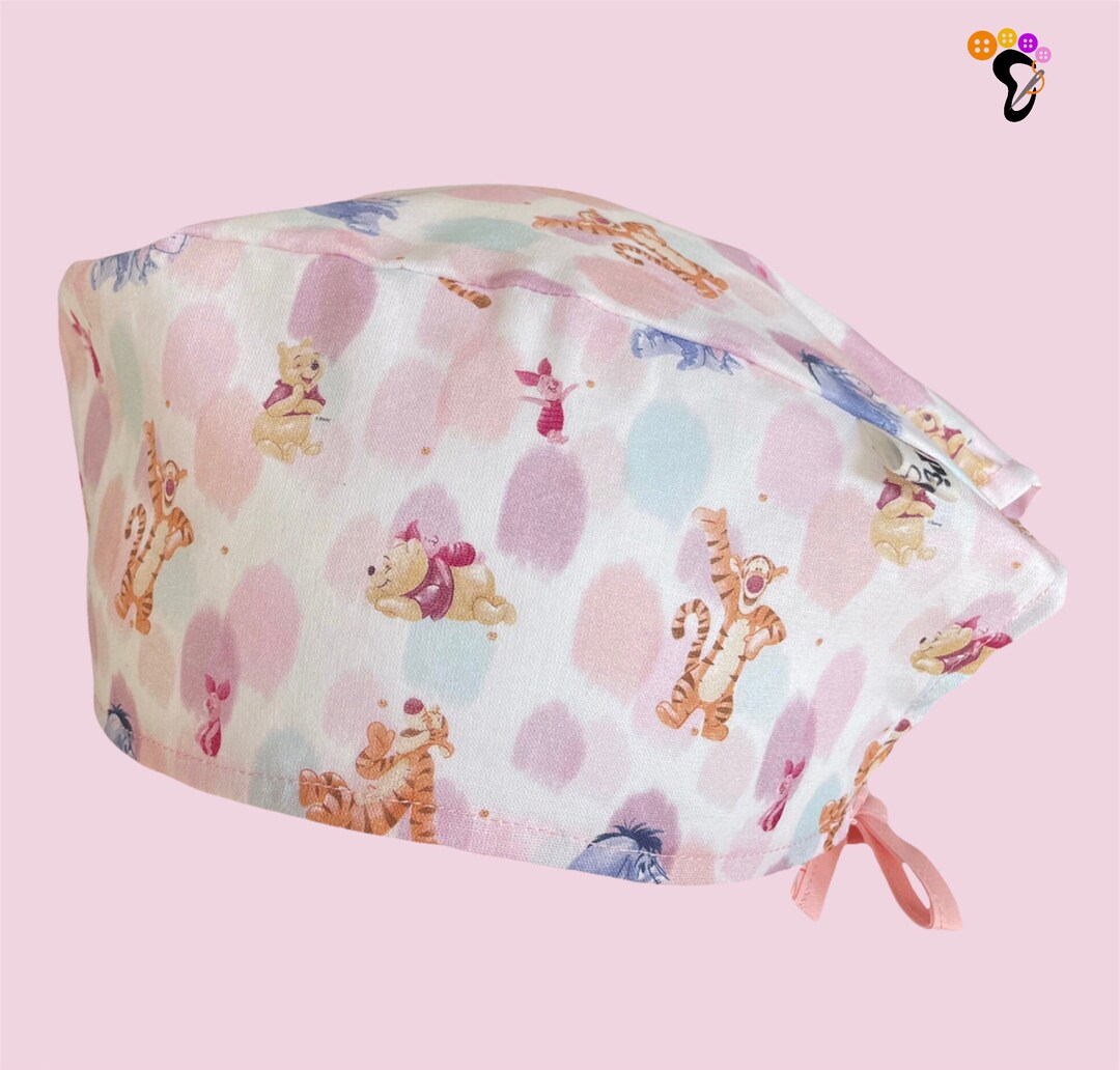 Winnie Pooh Operating Room Cap Long Hair Surgical Cap Cuffia - Etsy Canada