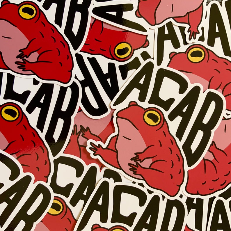 ACAB Frog Sticker - Etsy