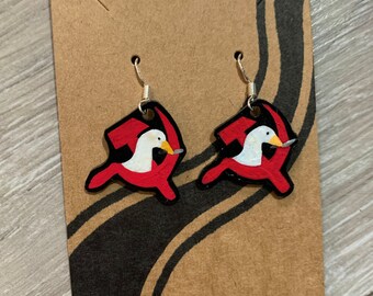 Hammer and Sickle Earrings | Etsy