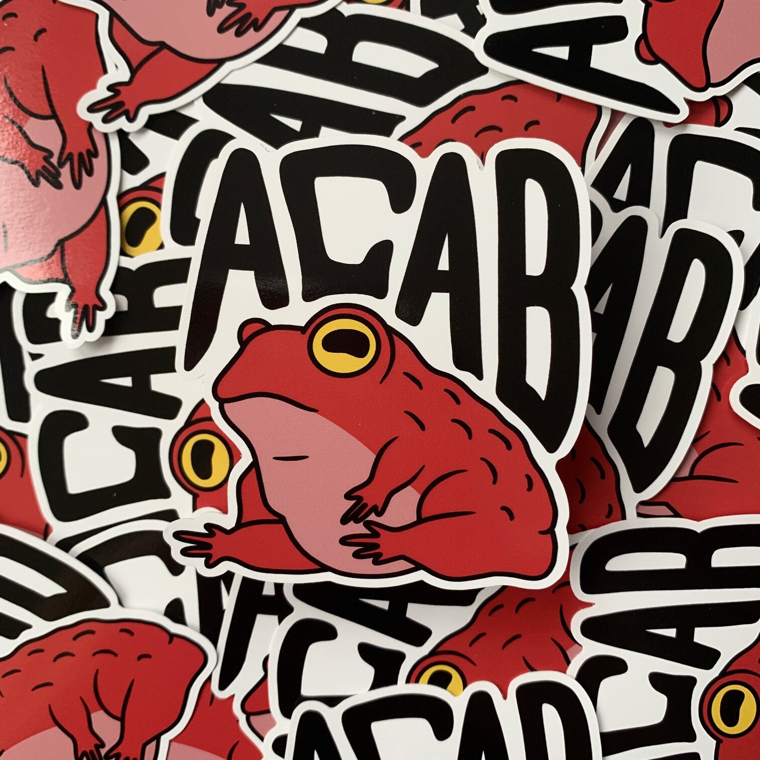 ACAB frog sticker | Etsy