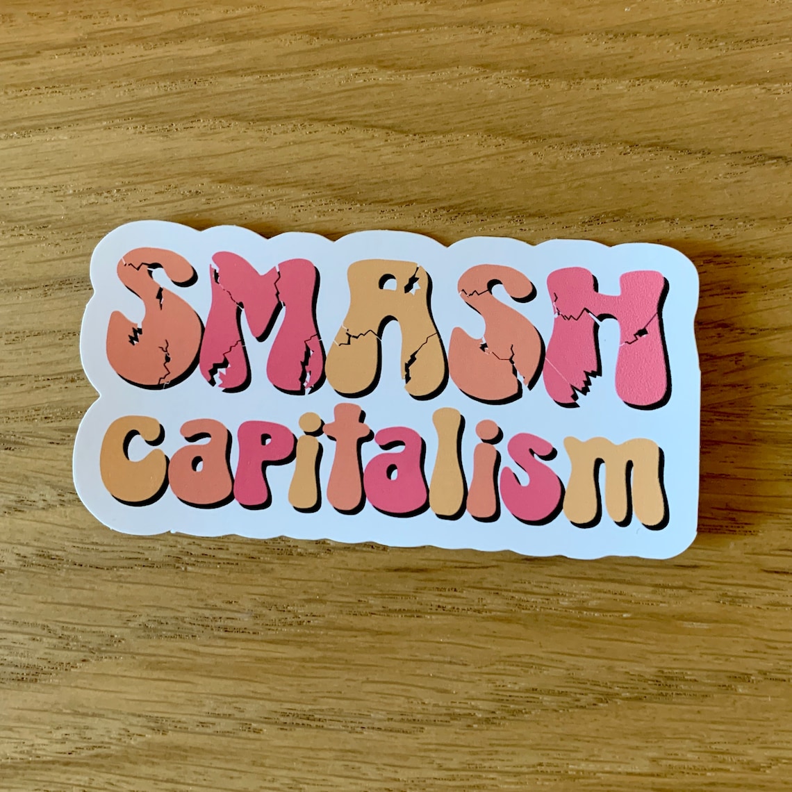 Smash Capitalism Sticker | Etsy