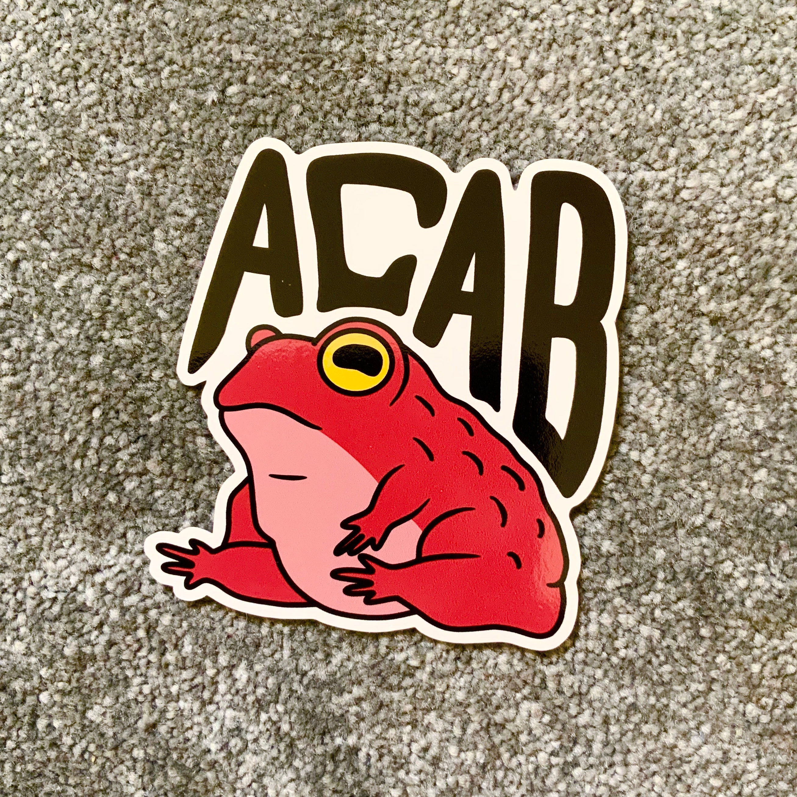 ACAB frog sticker | Etsy
