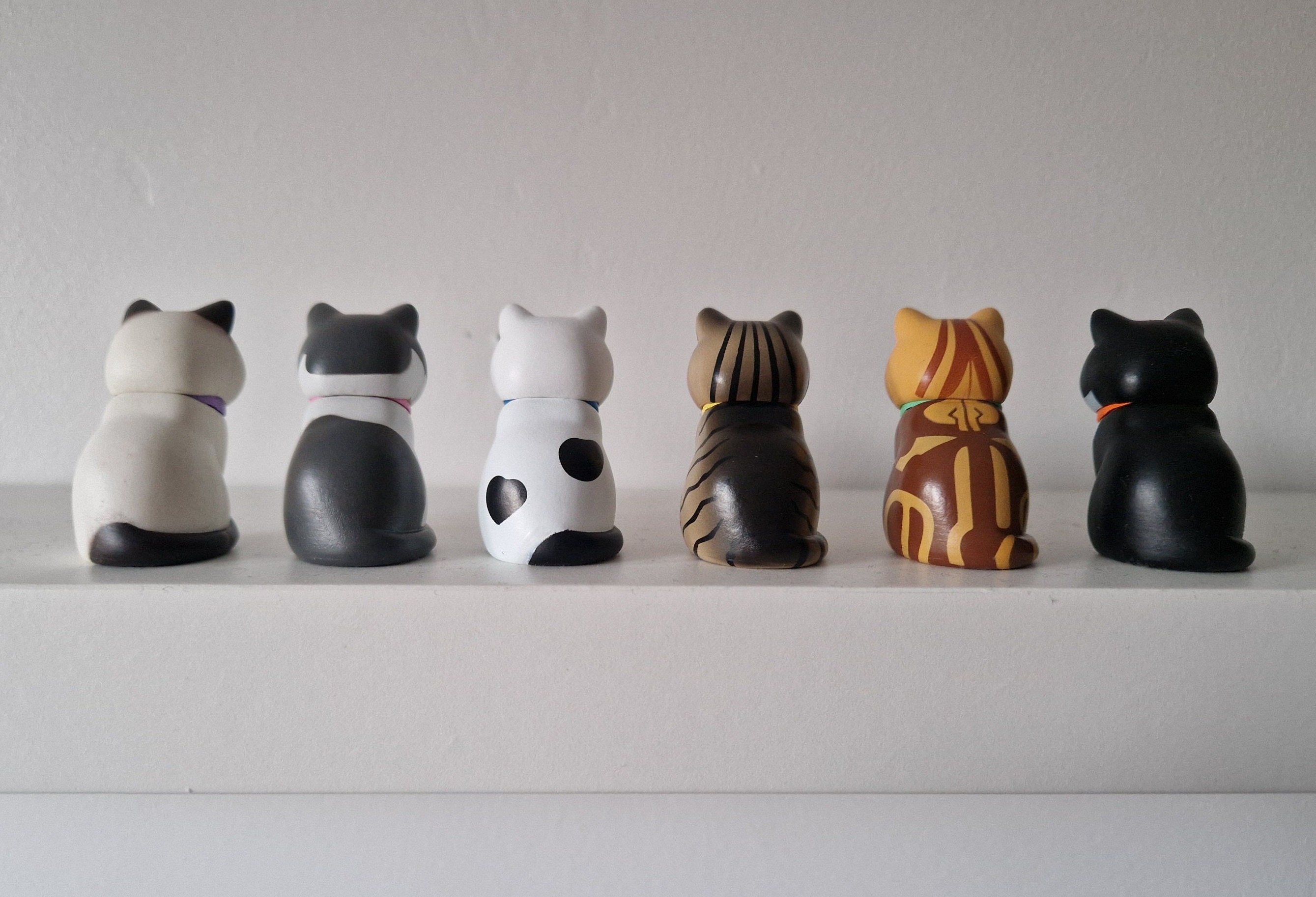 Japanese Grumpy Sitting Cat Gashapon Toys Approx. 4cm Tall - Etsy UK