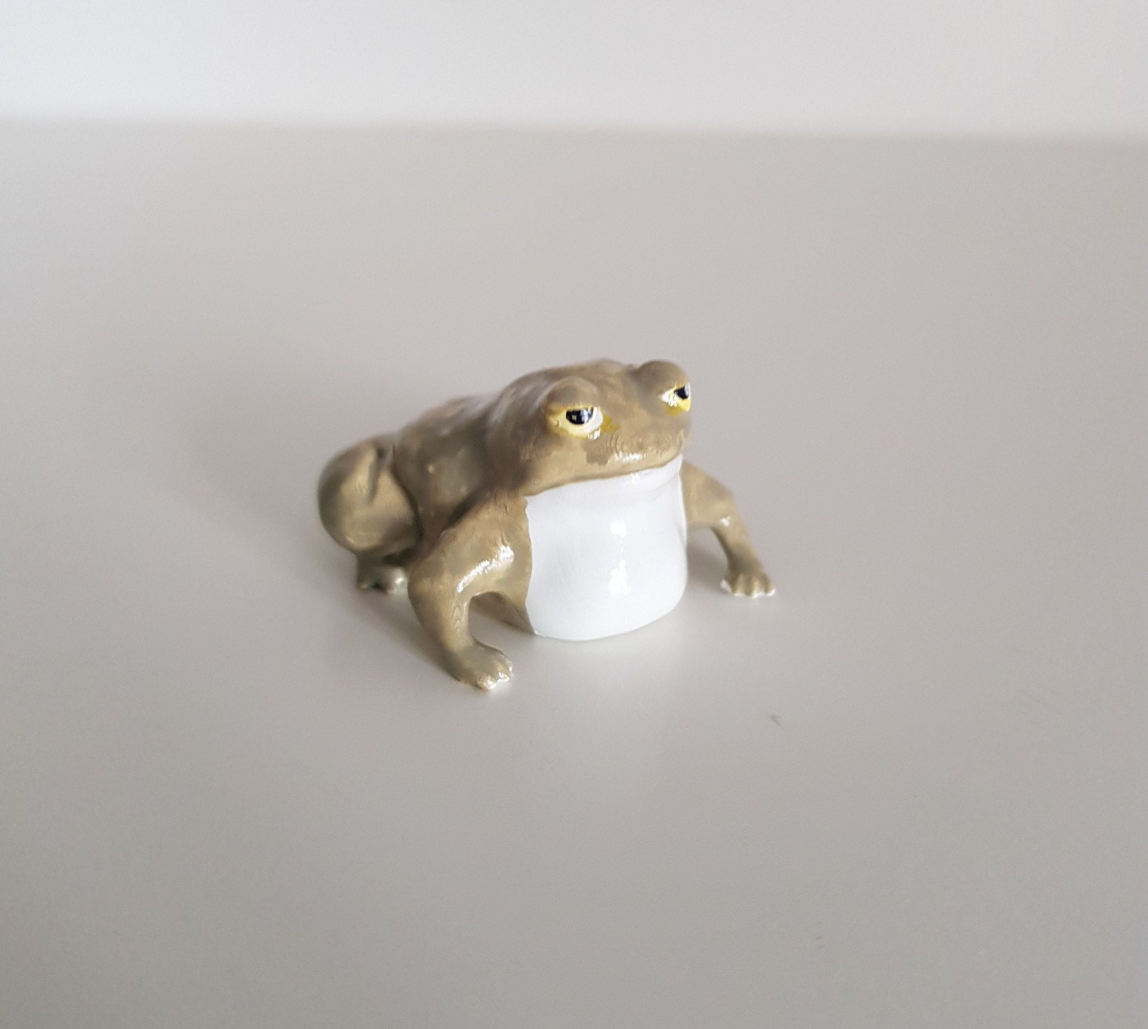 Miniature Grumpy Frog Figurines EXCLUSIVE Approx. 2cm Tall - Etsy
