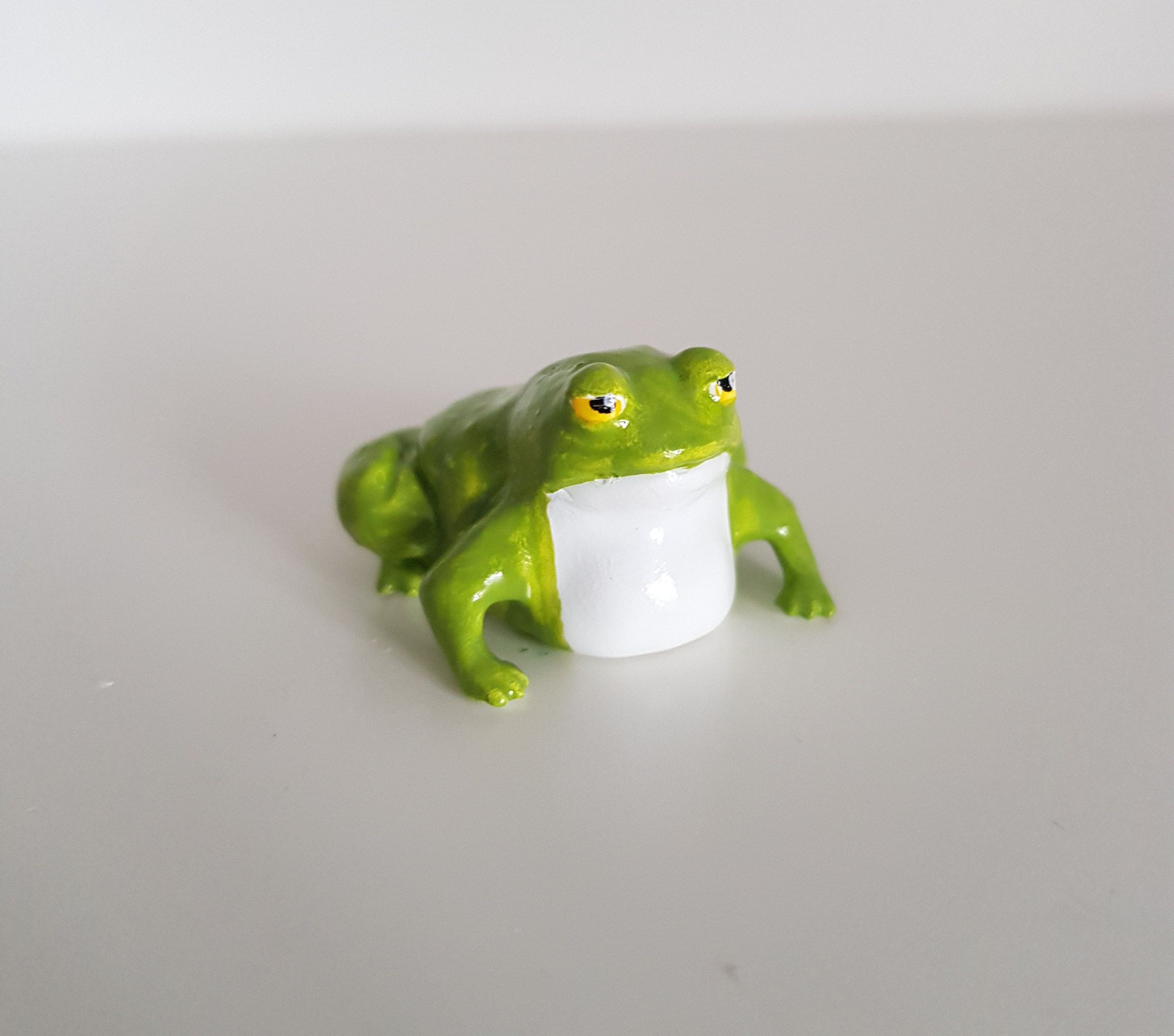 Miniature Grumpy Frog Figurines EXCLUSIVE Approx. 2cm Tall | Etsy