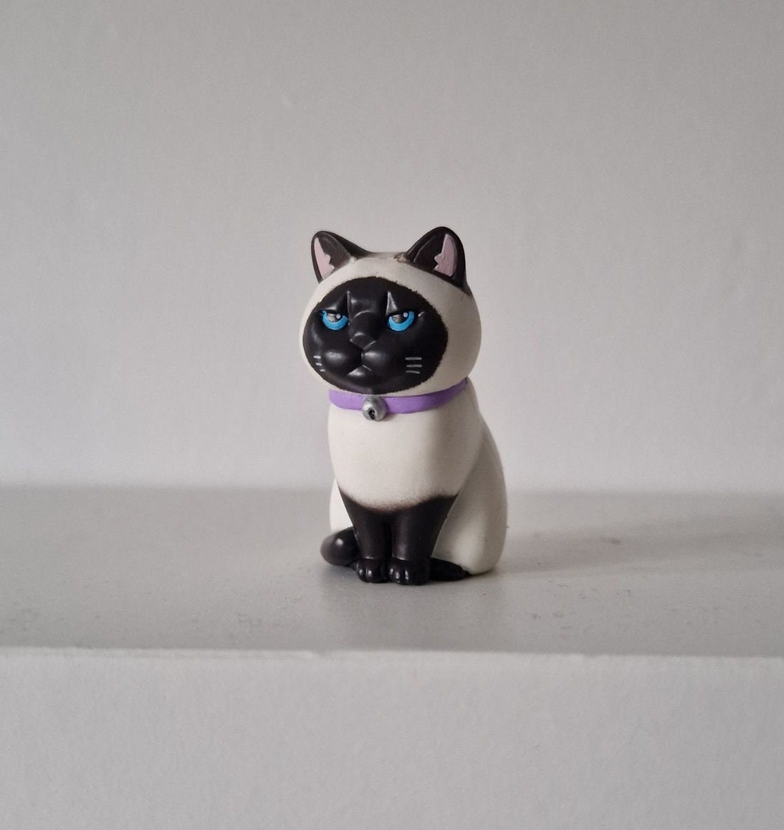 Japanese Grumpy Sitting Cat Gashapon Toys Approx. 4cm Tall - Etsy UK