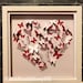 SVG 3D Pop up Papercraft Butterflies in Heart Shape Digital Cutting ...