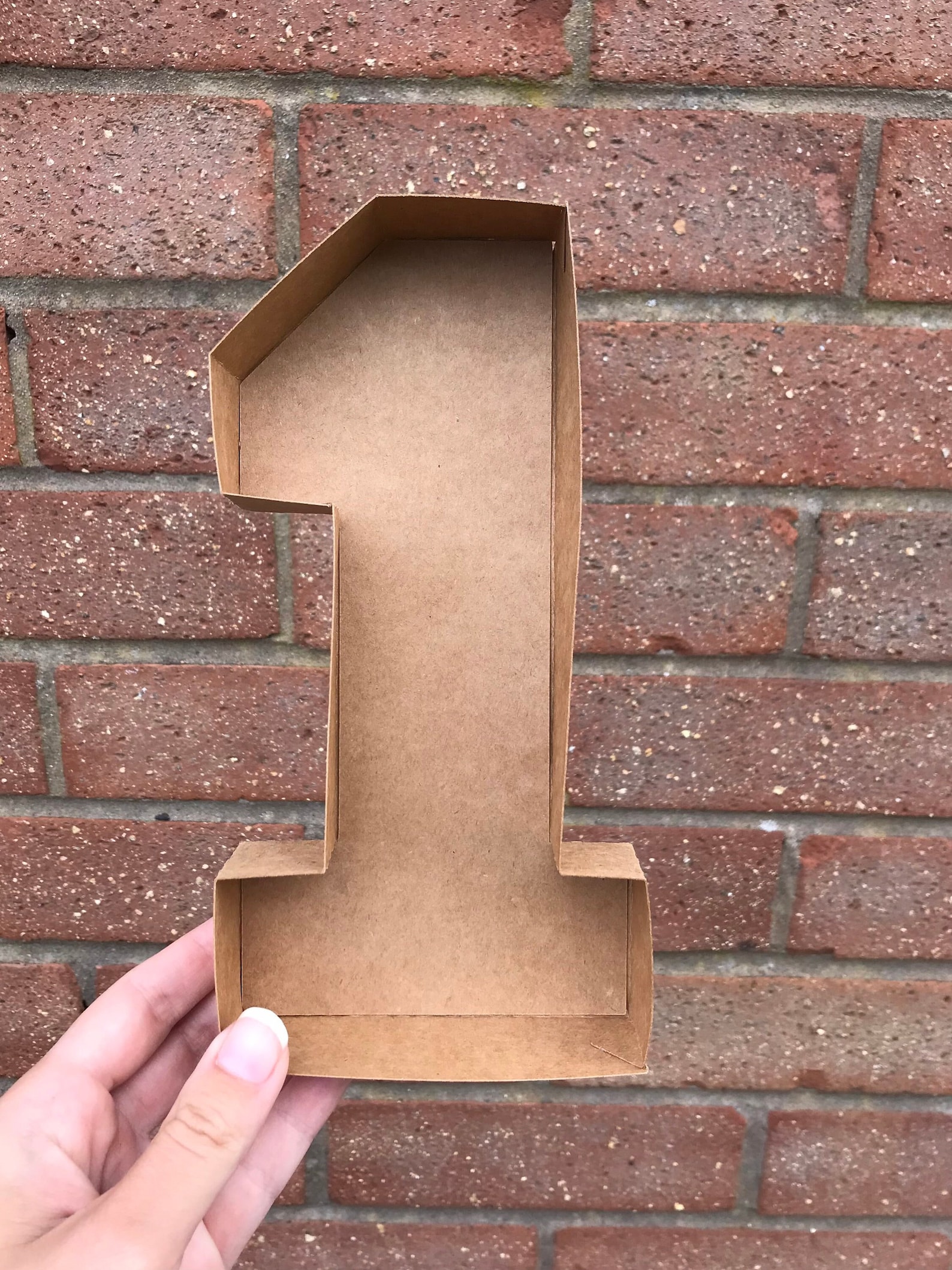 NUMBER 1 SVG 3D Fillable Numbers Hollow Empty Box Paper Craft - Etsy Canada