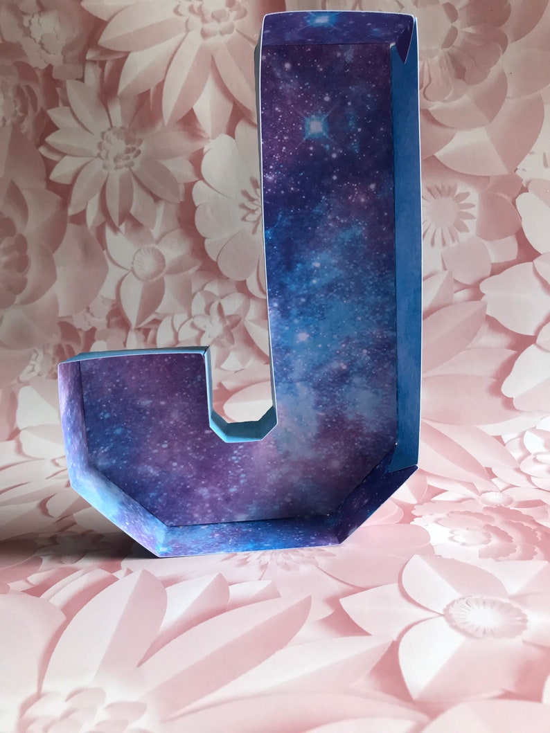 SVG 3D Fillable Letters Alphabet Hollow Empty Box Paper Craft - Etsy