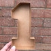 SVG 3D Fillable Numbers Hollow Empty Box Paper Craft Cricut Digital ...