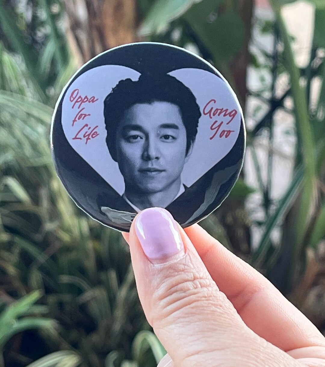 Gong Yoo Love Button | K-drama Oppa Fan Gift | 2.5” Pinback Button - Etsy