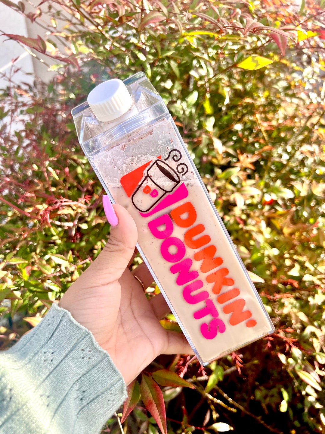 Dunkin Donuts Milk Cartoon Cup, Coffee Cups - Etsy