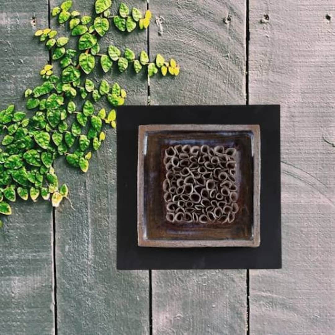 Ceramic Wall Decor Handmade High Relief Work Wall Art Square - Etsy