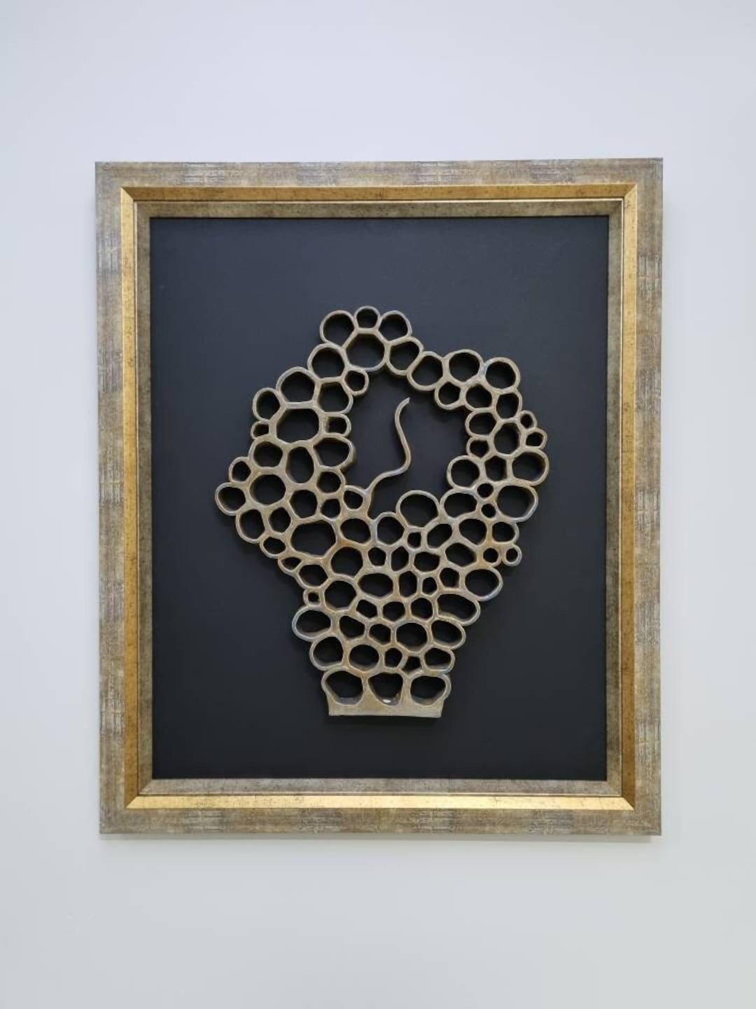 Ceramic Large Wall Panel. Handmade Wall Art, ,home Decoration, Framed ...