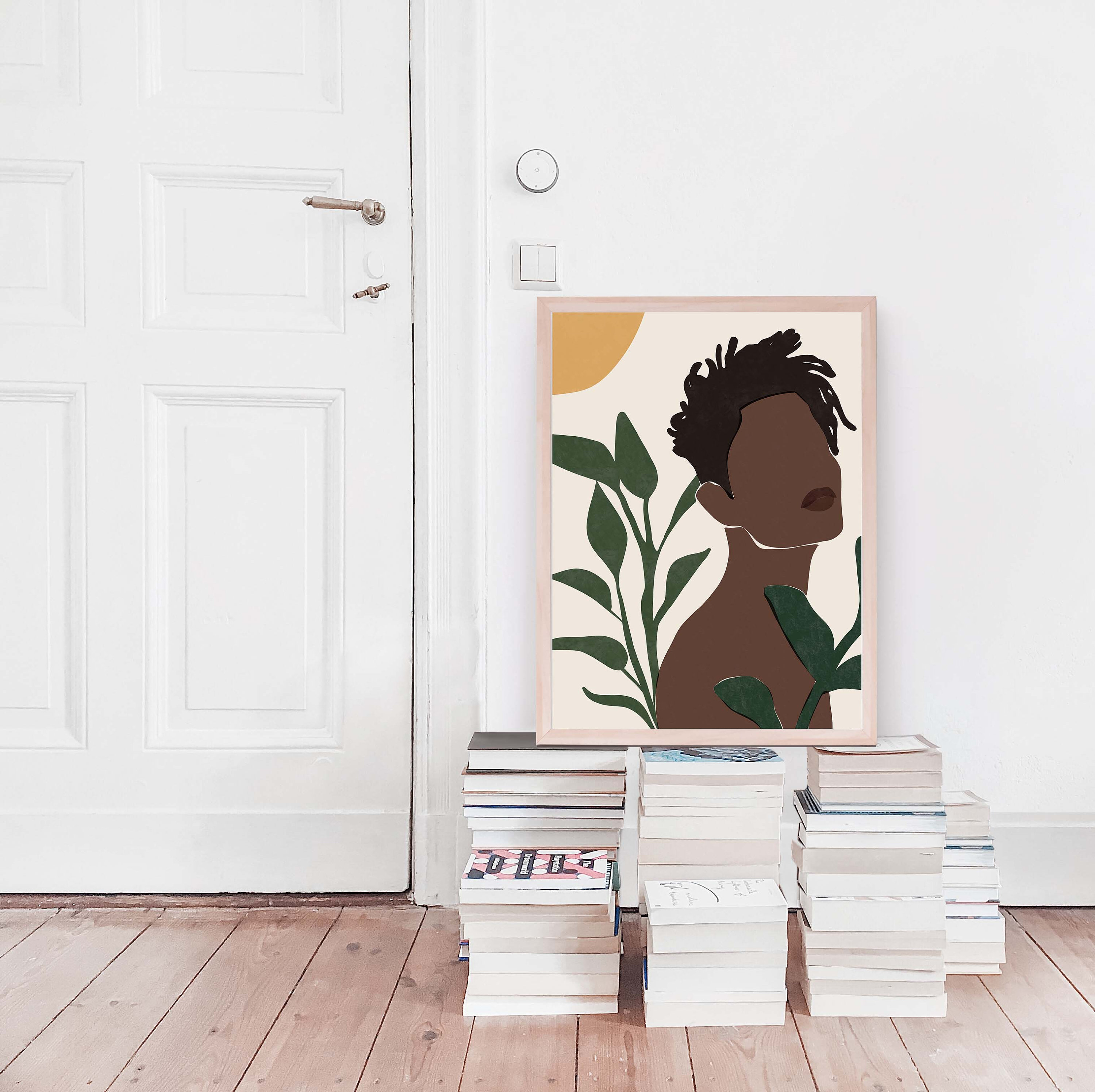 Abstract Boy Digital Print, Abstract Man Wall Art, Boho Printable Art ...