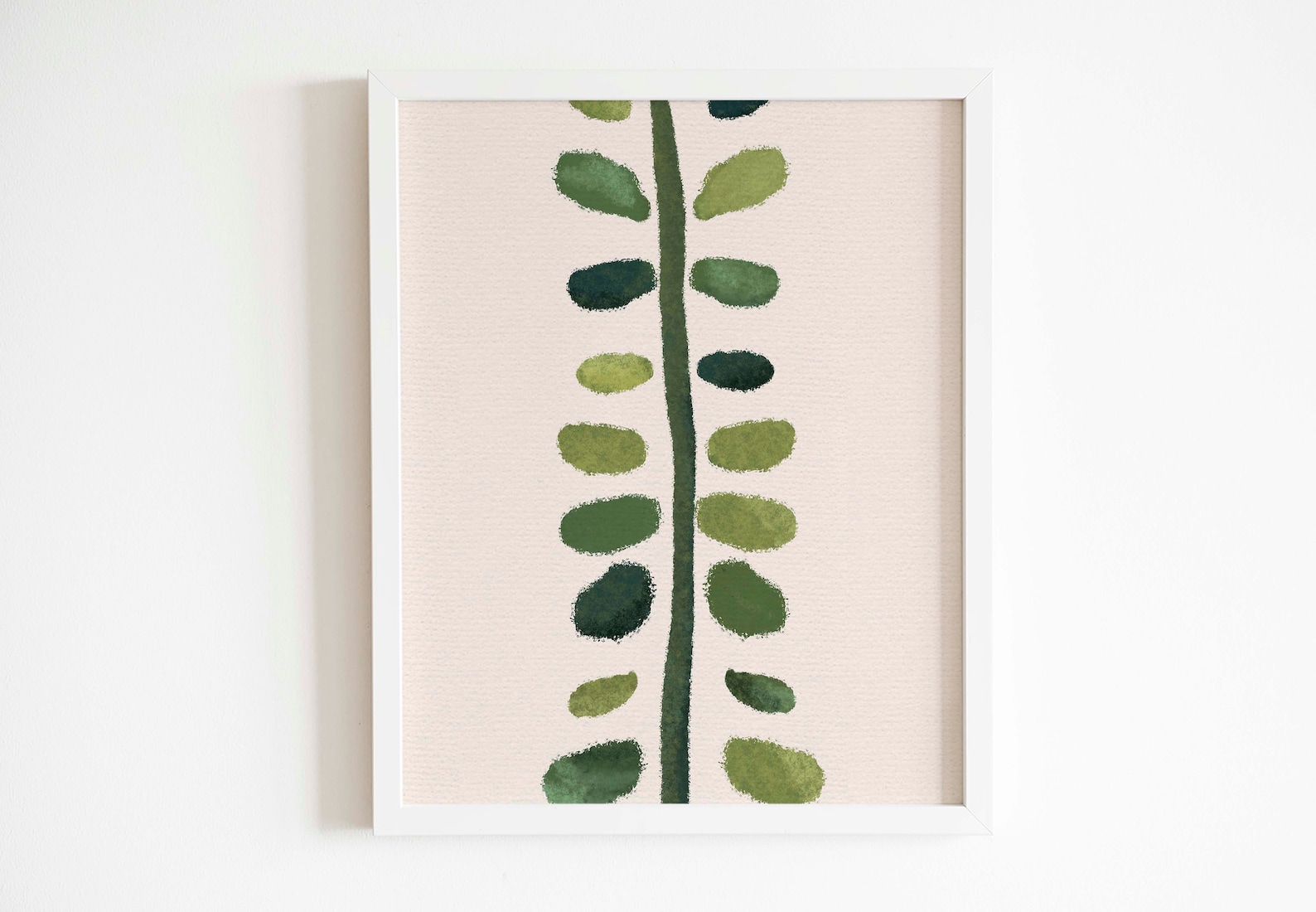 Plant Digital Print, Green Leaf Watercolor, Ivy Vine Print, Botanical ...