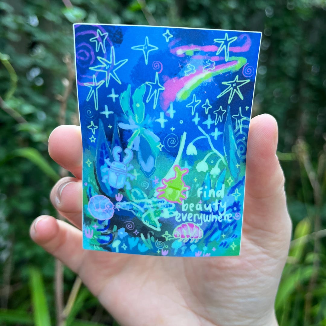 I Find Beauty Everywhere Vinyl Sticker Waterproof Weatherproof Fairy ...
