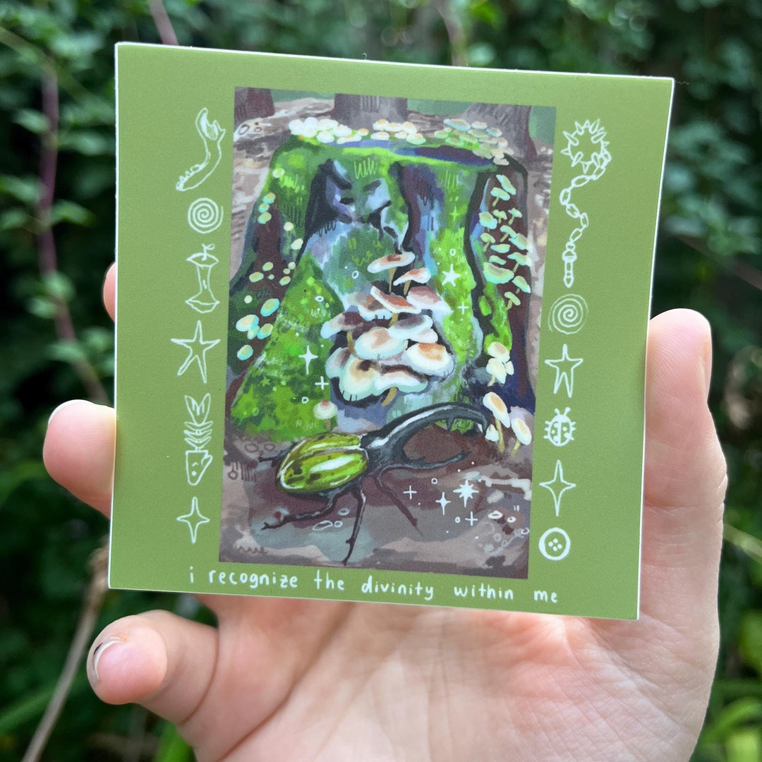 I Recognize the Divinity Within Me - Vinyl Sticker | Weatherproof ...