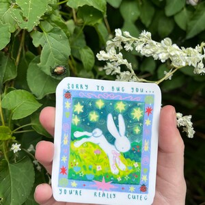 Sorry to Bug You Vinyl Sticker Waterproof Weatherproof Cottagecore ...