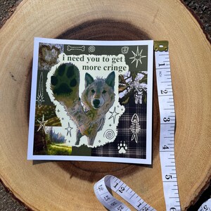 I Need You to Get More Cringe - Print | Forest Woodland Fairy Grunge ...