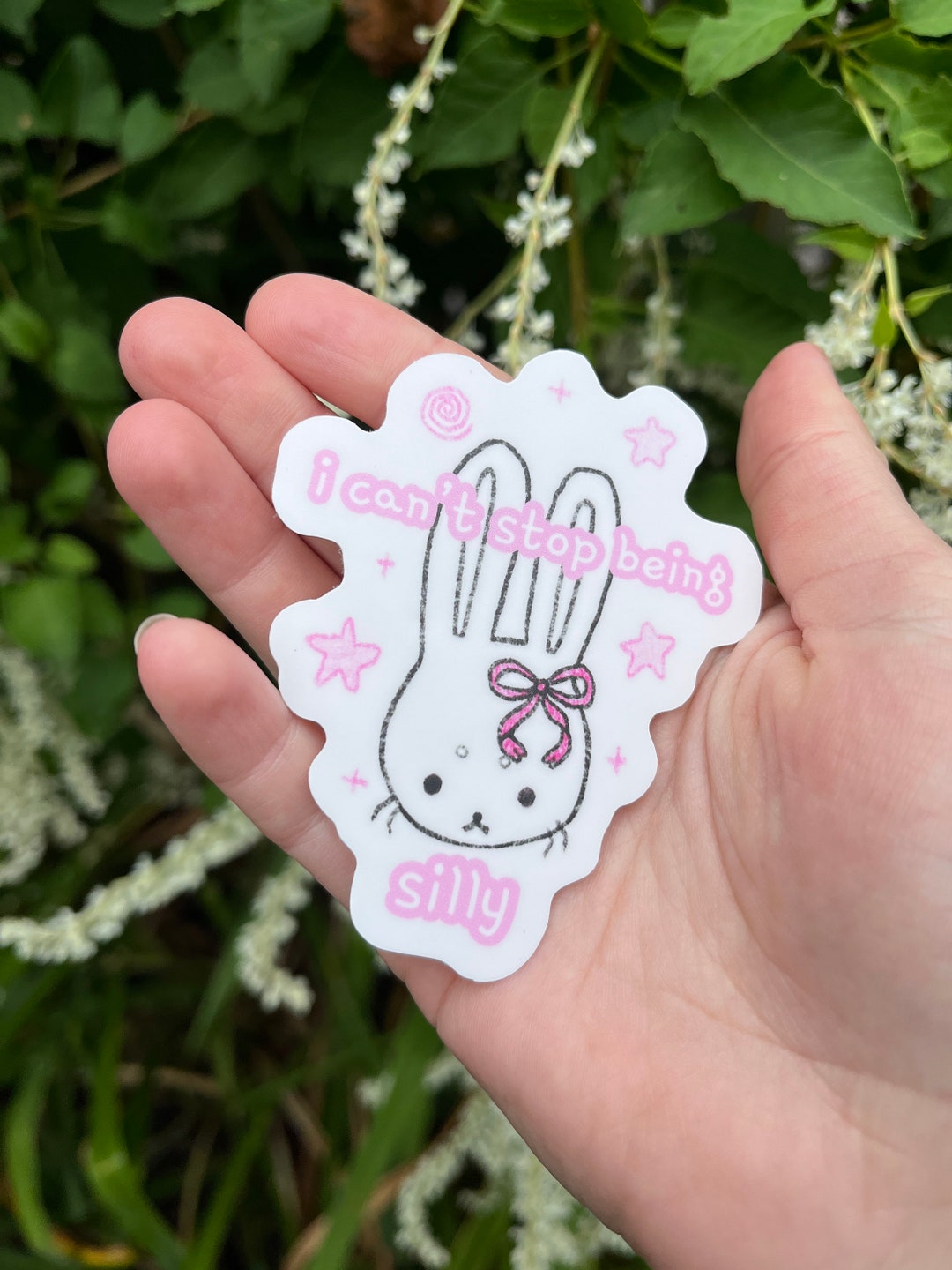 I Cant Stop Being Silly Vinyl Sticker Waterproof - Etsy Canada