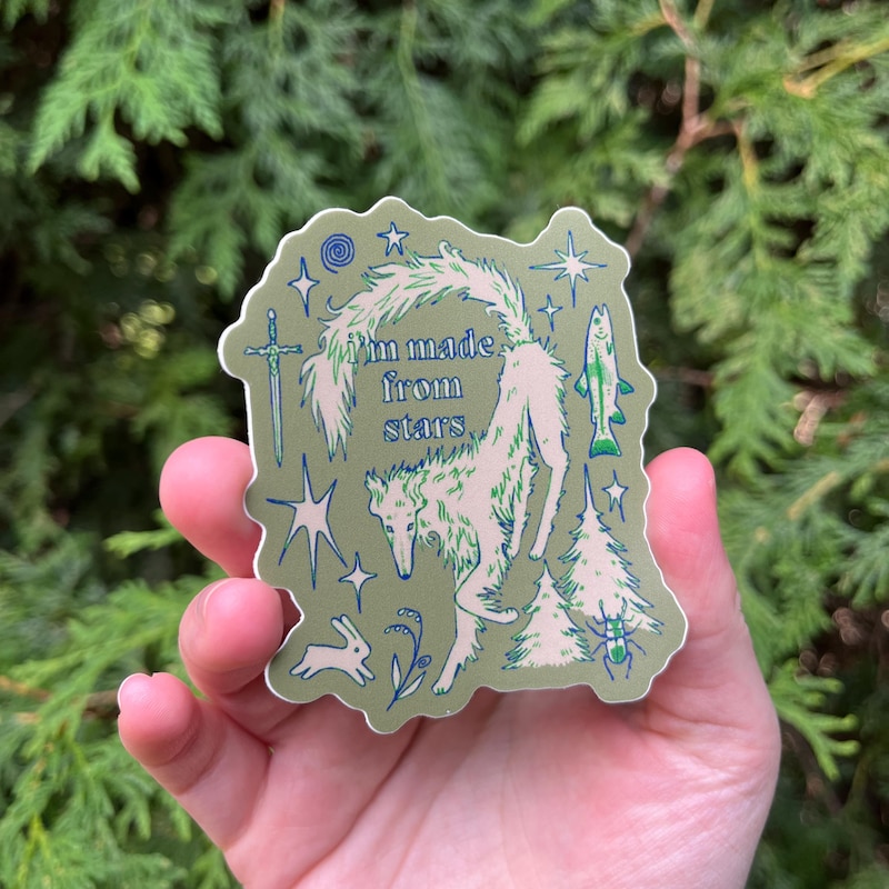 Tweed Vinyl Stickers - Etsy