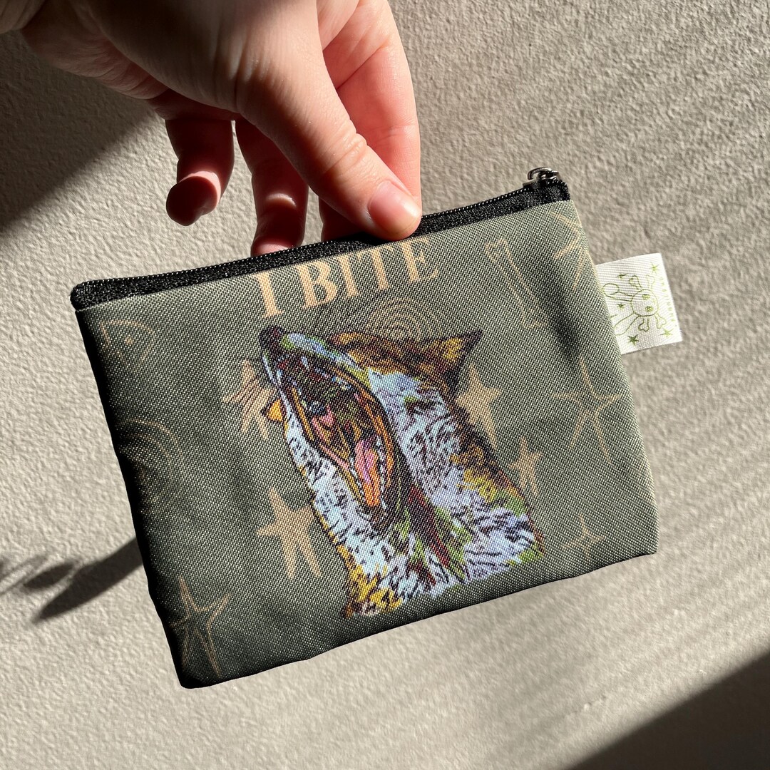 I Bite - Coin Bag / Trinket Bag - Little Wallet - Fairycore Cottagecore Fox Woodland - Etsy