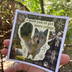 I Need You to Get More Cringe - Print | Forest Woodland Fairy Grunge ...