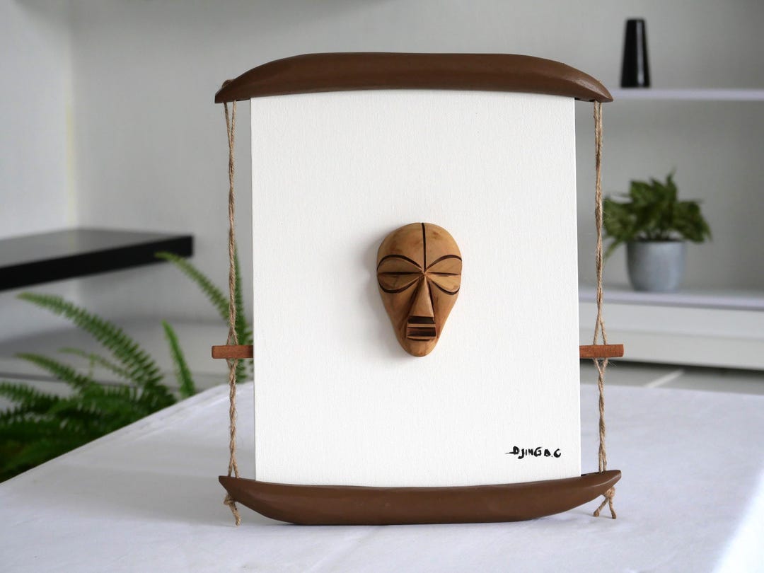 Wood Sculpture Painting - Izombe - Etsy