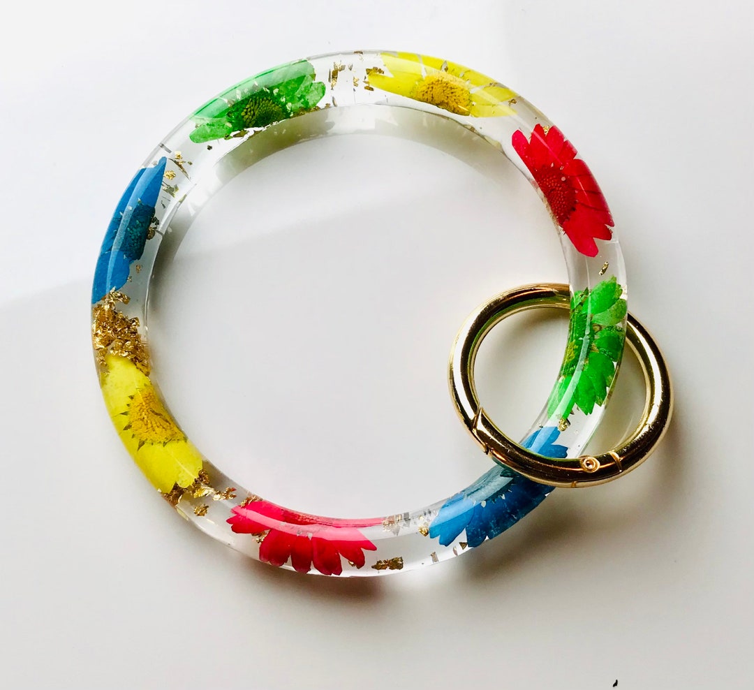 Floral Keychain Bracelets Only |keychain Charm - Etsy
