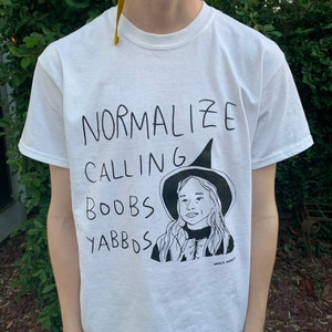 Hocus Pocus Thora Birch Yabbos White T-shirt - Etsy