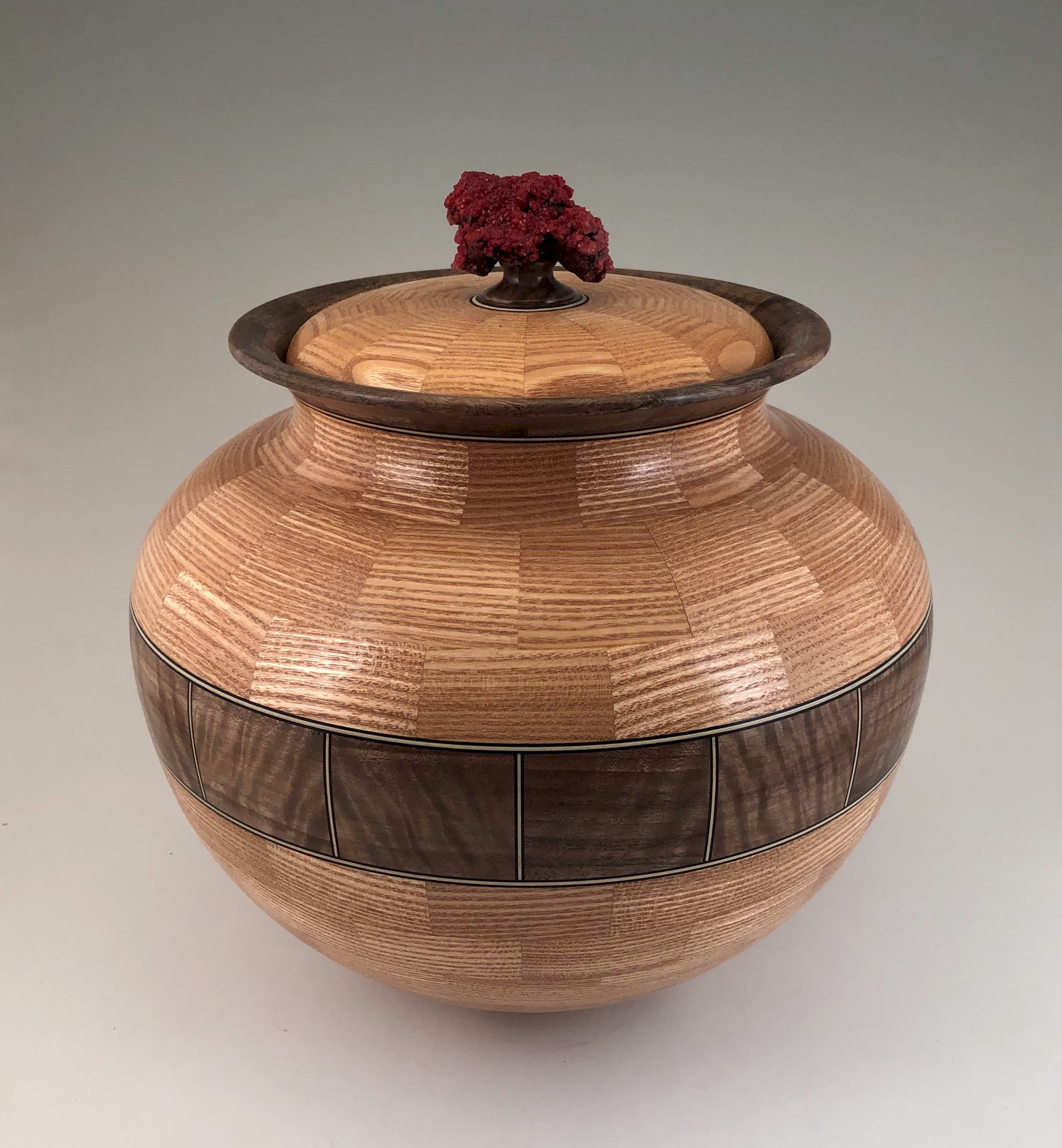 Huge Chestnut and Curly Walnut Wooden Container - Etsy