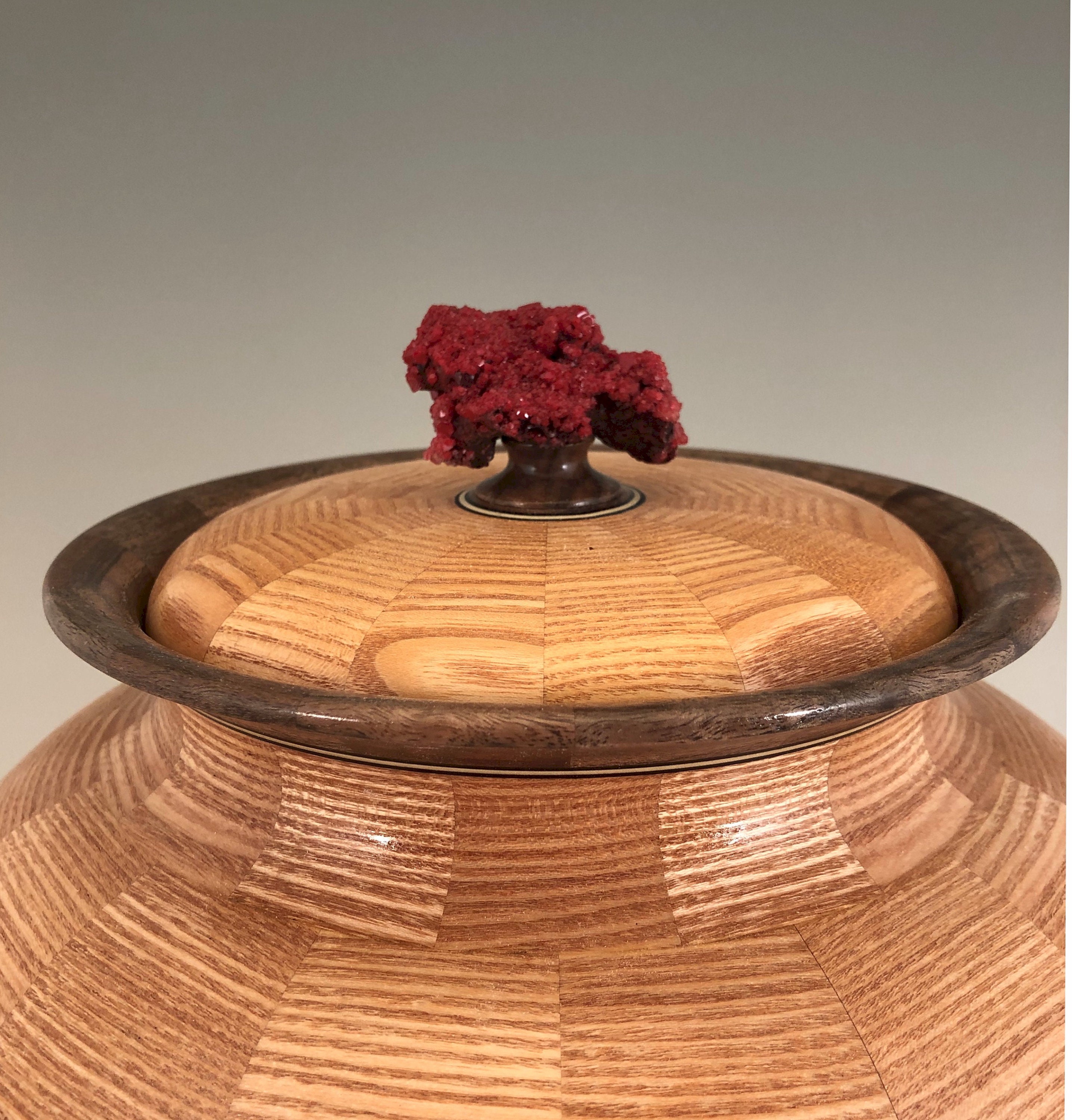 Huge Chestnut and Curly Walnut Wooden Container - Etsy