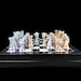 Skull RESIN Chess Set With Chessboard Death's Head Resin Chess Pieces ...