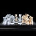 Skull RESIN Chess Set With Chessboard Death's Head Resin Chess Pieces ...