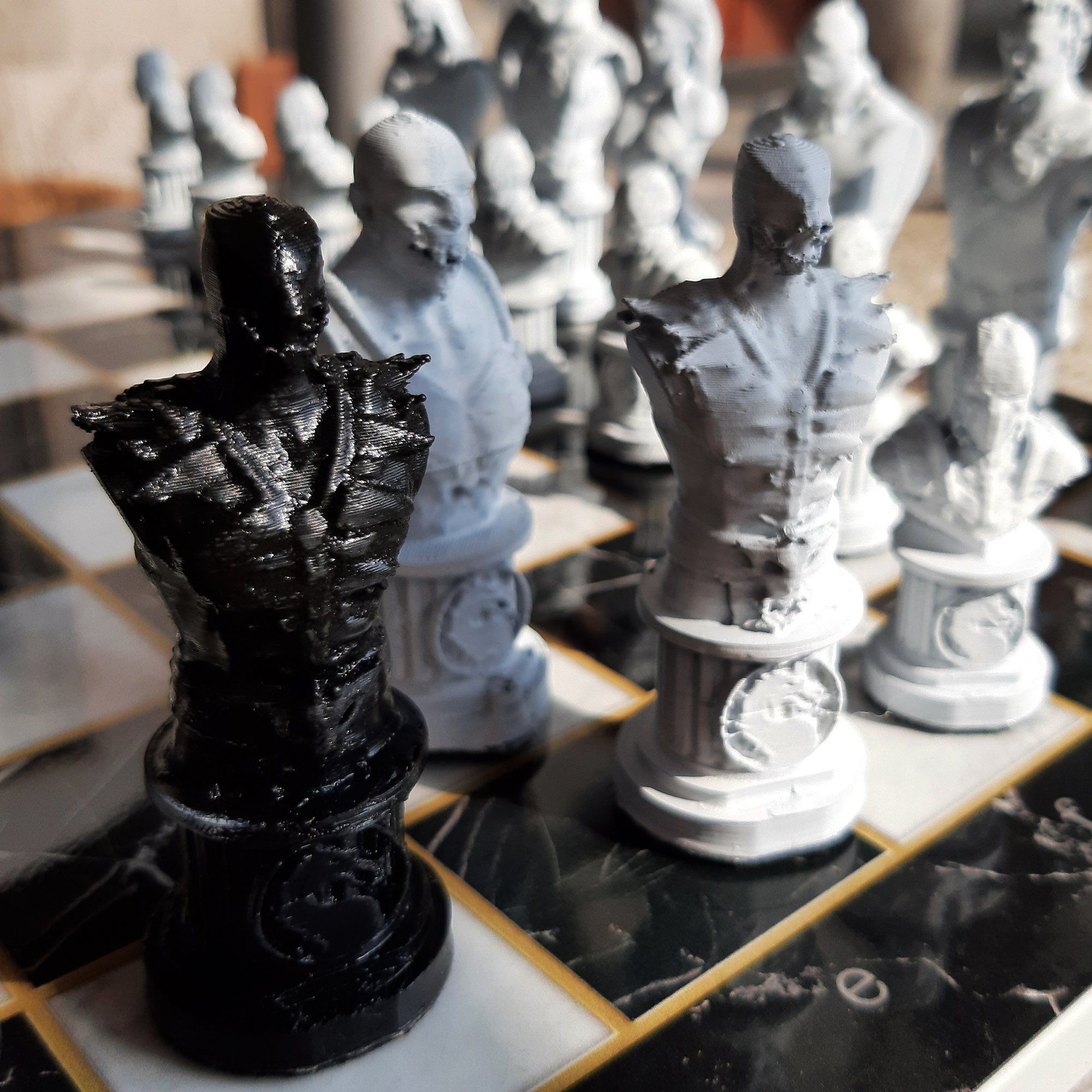 Mortal Kombat Chess Set-mortal Kombat Fight Chess Set - Etsy UK