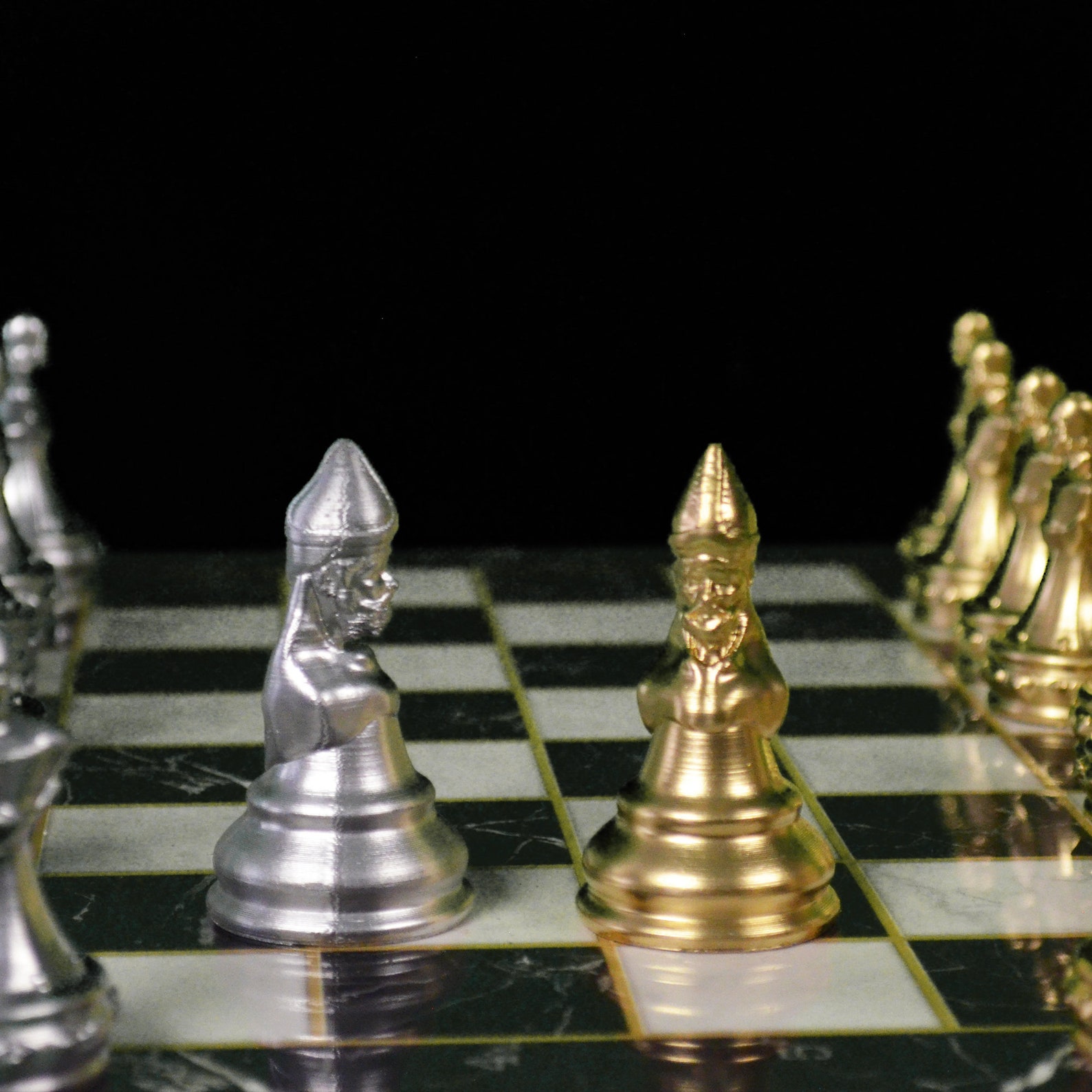 Medieval Chess Set With Chessboard Medieval Chess Pieces - Etsy