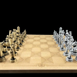 Premium Chess Set, Hand Crafted Chess Set - Metal Luxury Chess Gift for ...