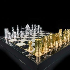 Star Space Chess Set With Chest Chessboard - Perfect Gift for Sci-fi ...