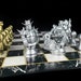 Coc War Chess Set: Custom Nameplate With Marble Board - Etsy