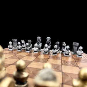 Metal Christian Vitican Chess Set - Church Knight Chess | Personalized ...